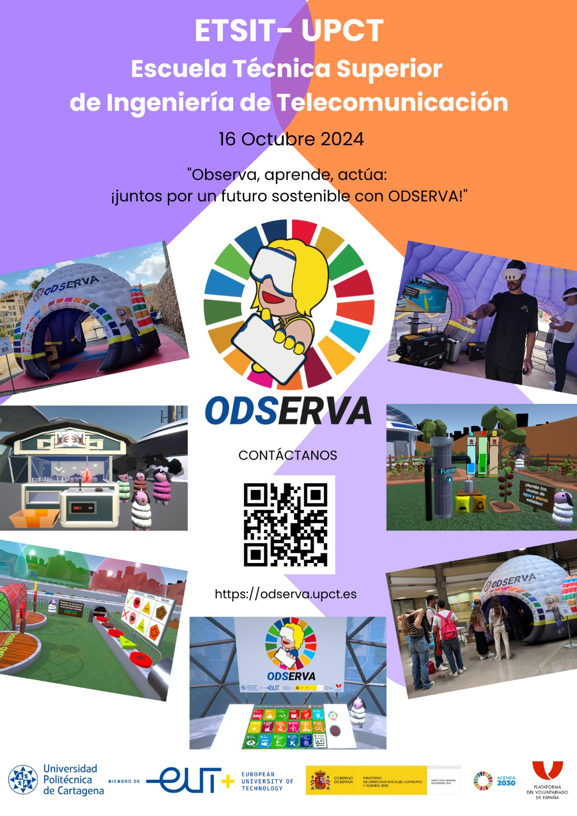 ODSERVA: Objetivos de Desarrollo Sostenible | ETSIT | UPCT